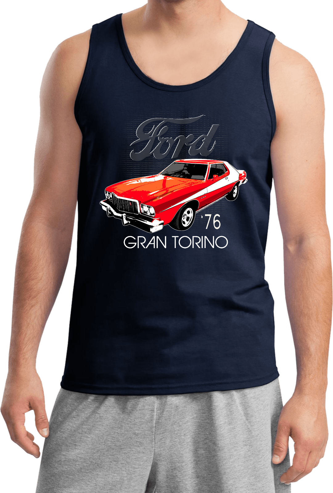 Ford Tank Top 1976 Red Gran Torino | eBay