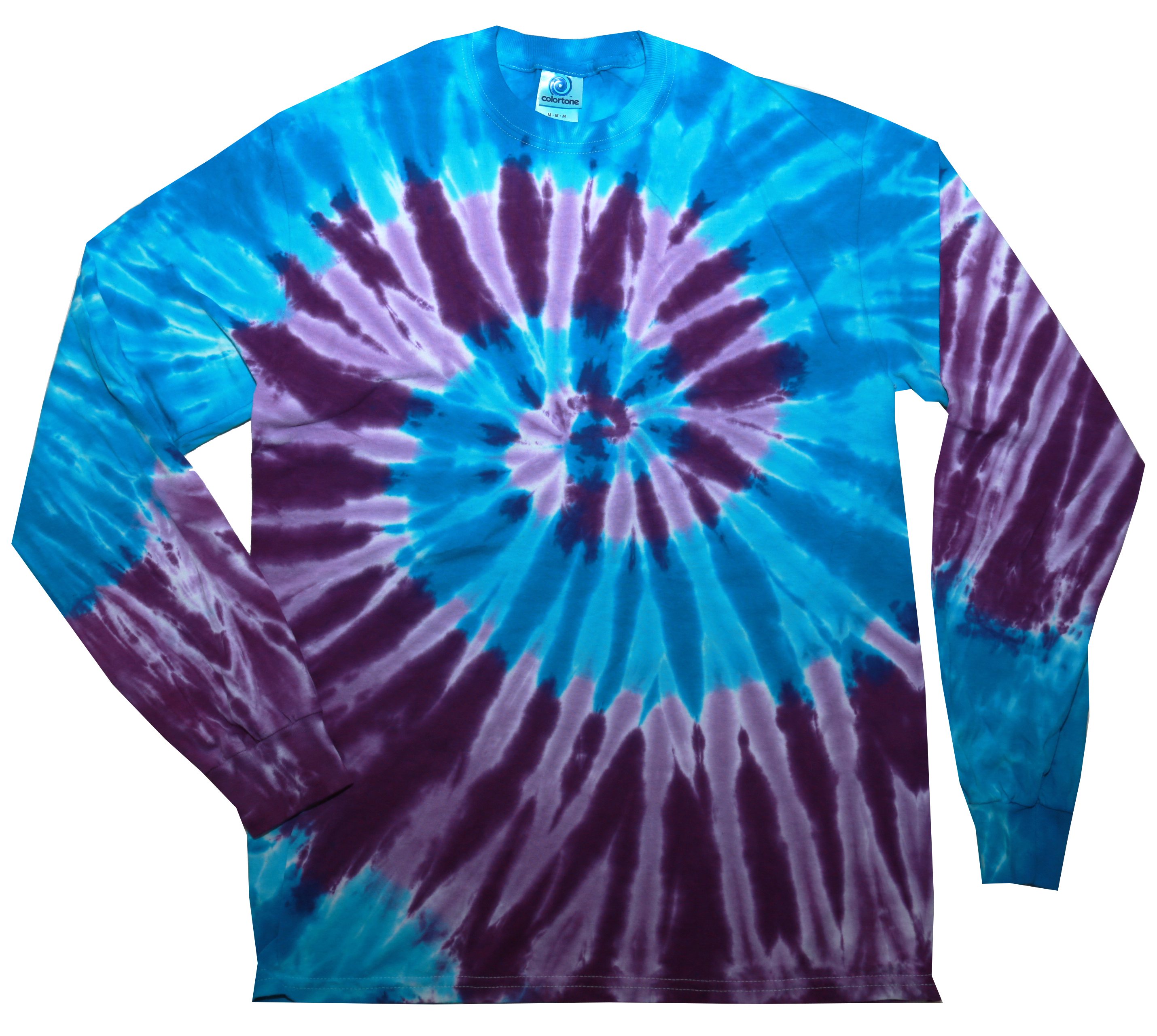 Tie Dye Long Sleeve Shirt Multi Color Barbados Swirl T-Shirt | eBay